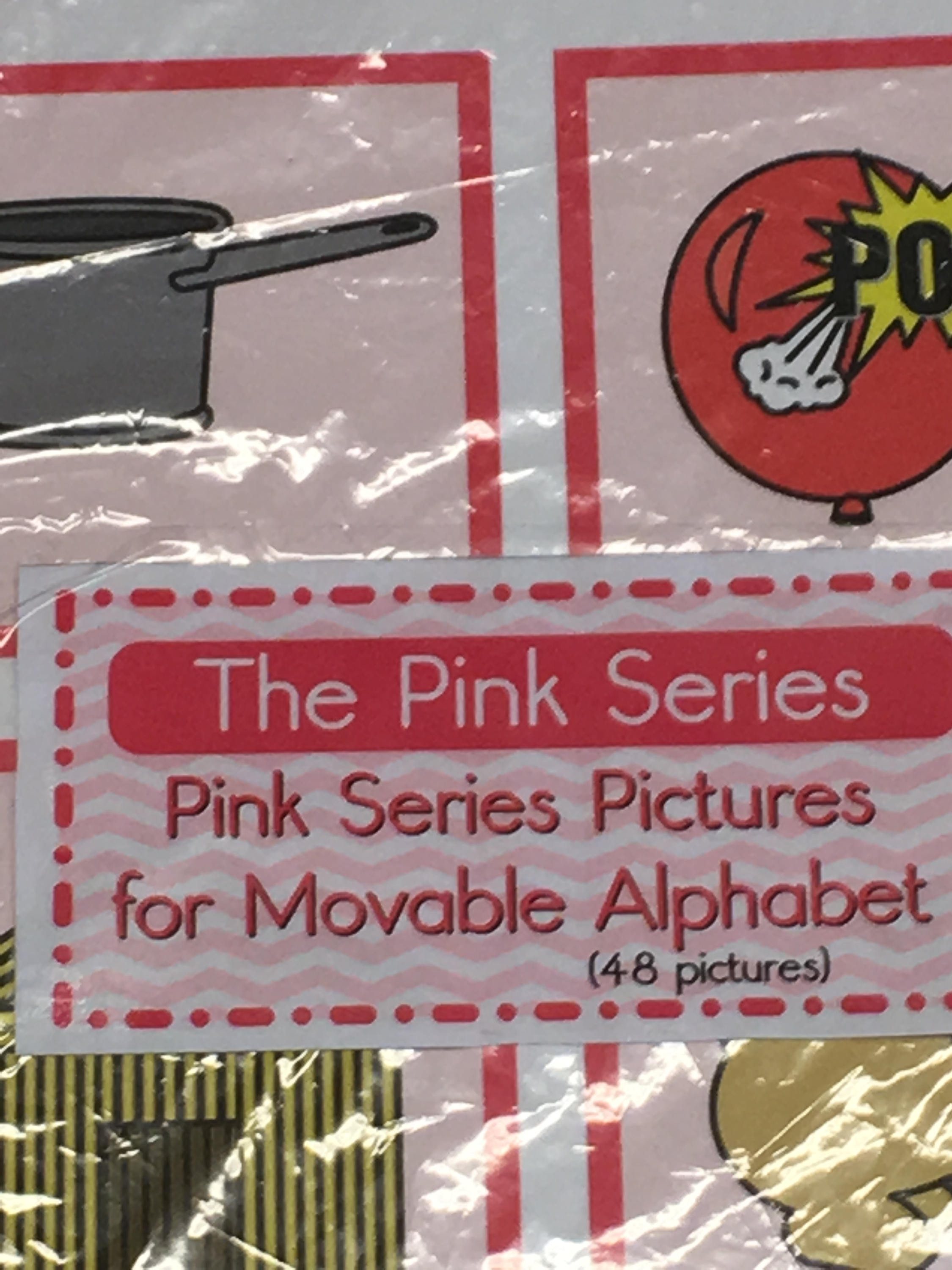 The Pink Series Pictures for Movable Alphabet Montessori Material for ...