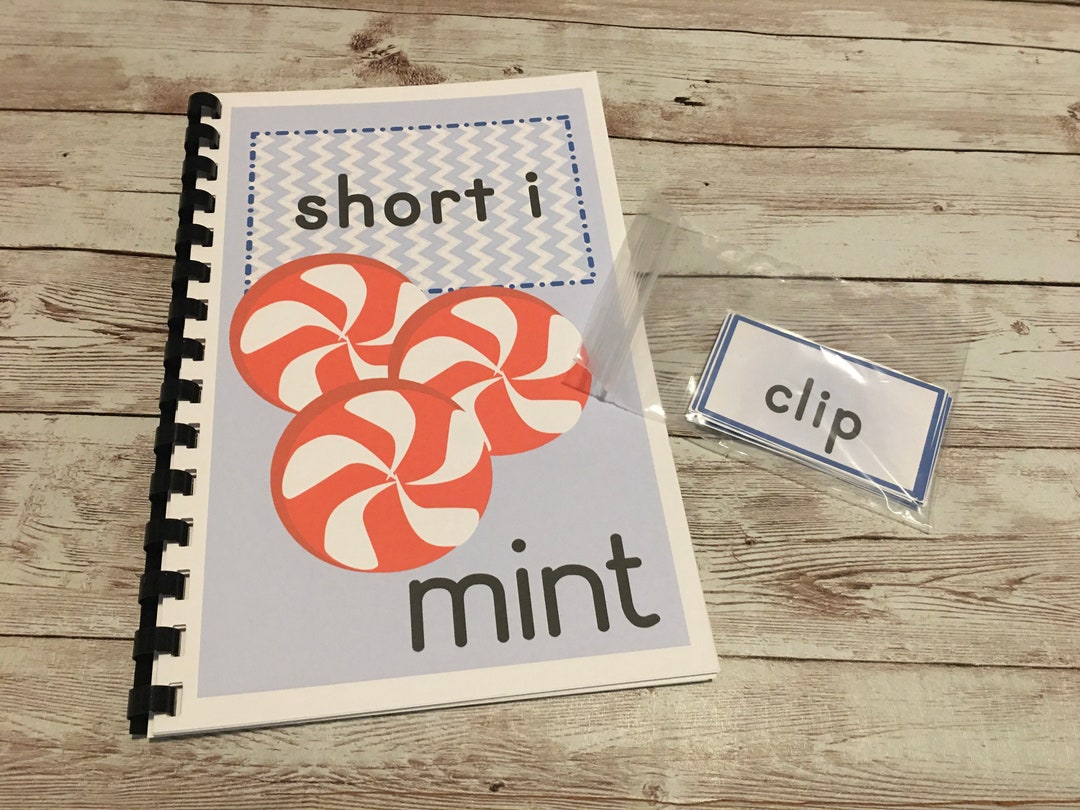 The Blue Series Interactive Learning Books Short I Book W/ 12 Laminated ...