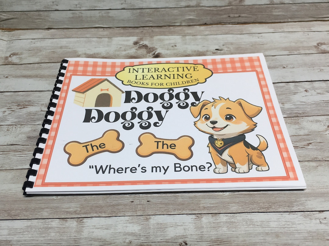 Interactive Learning Books for Children - Doggy Doggy Where’s My Bone ...