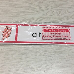 The Pink Series -pink Series Reading Phrases Stripe (21 Strips ...