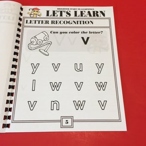 Preschool Worksheets BSTL - Let’s Learn - Letter Vv -work Booklet ...