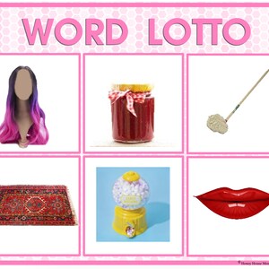 PINK SERIES | Montessori Activity - Word Lotto | Educational Material ...