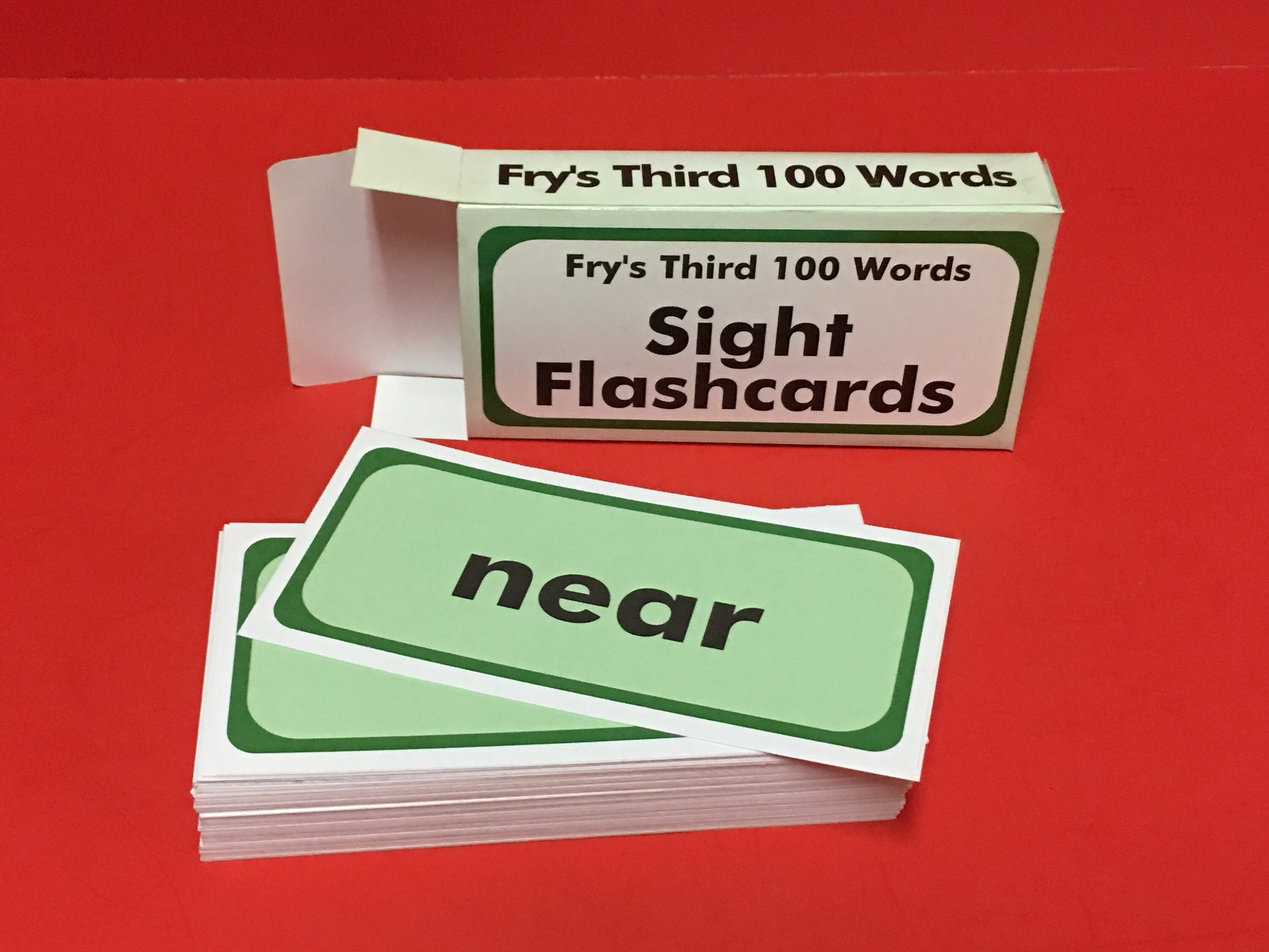 100 Flashcards - Fry”s Sight Words - 3rd Hundred Words Flash Cards ...