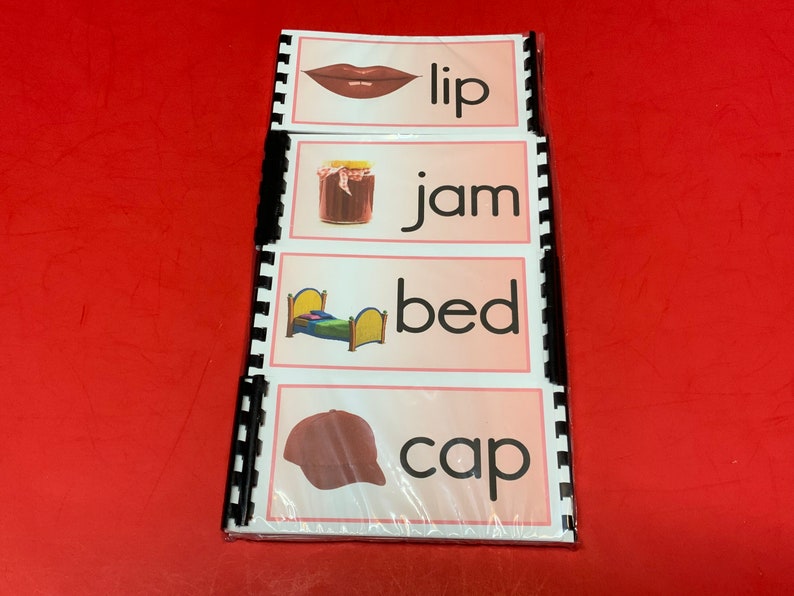 Pink Series - 24 CVC Word Families Booklets- Montessori Material for ...