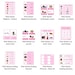 PINK SERIES | Montessori Activity Bundled Complete Set | Educational ...