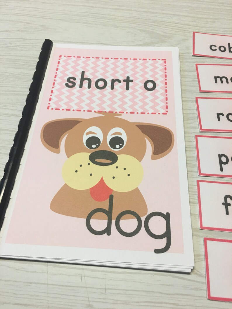 The Pink Series Interactive Learning Books Short o Book - Etsy