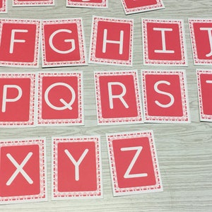 The Pink Series - Big Alphabet Cards ( 56 Card Deck ) - Montessori ...