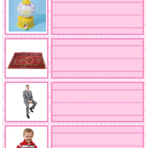 PINK SERIES | Montessori Activity - Writing Words Cards | Educational ...