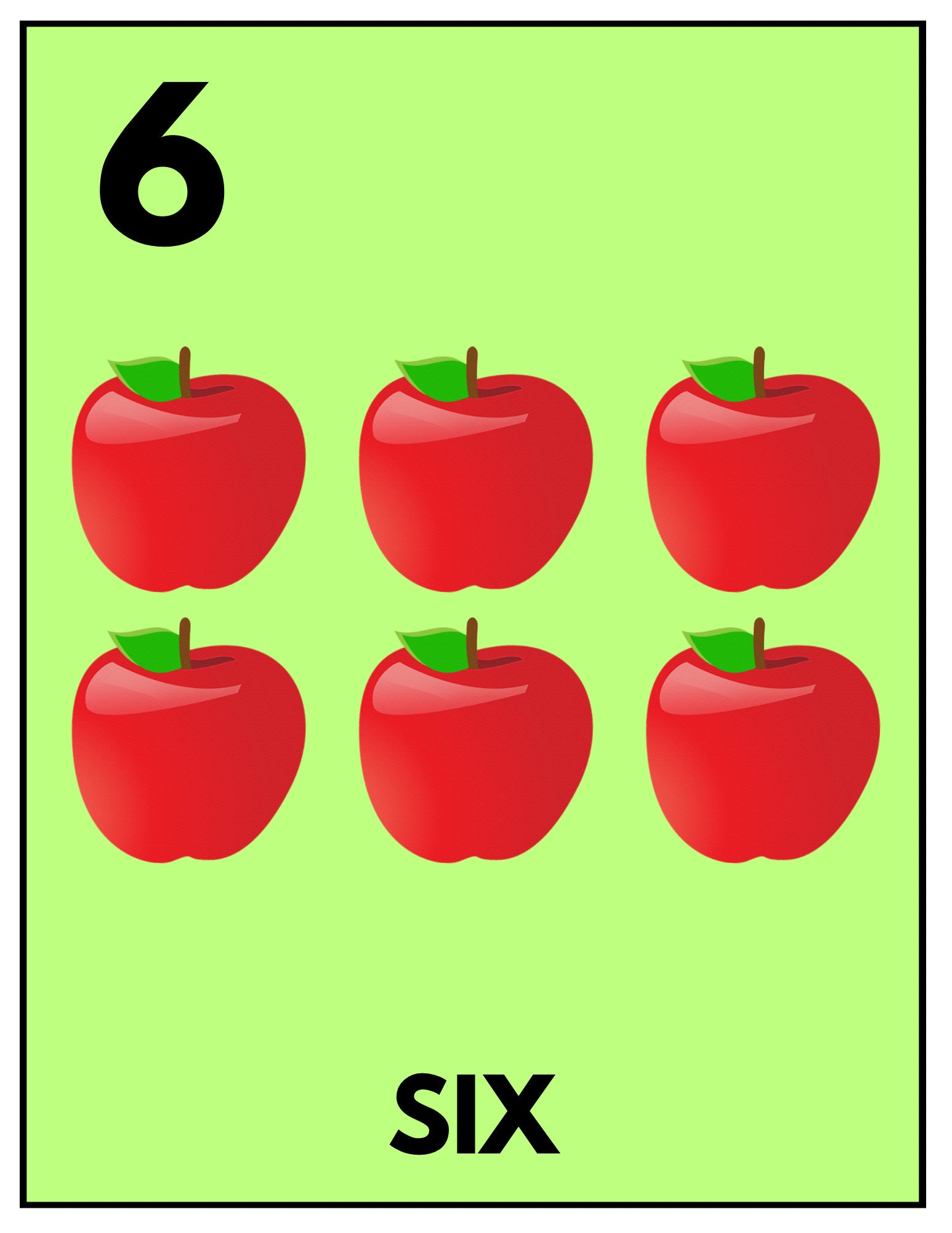 20 Printable Numbers Posters for Numbers 1-20. Wall Charts Classroom ...