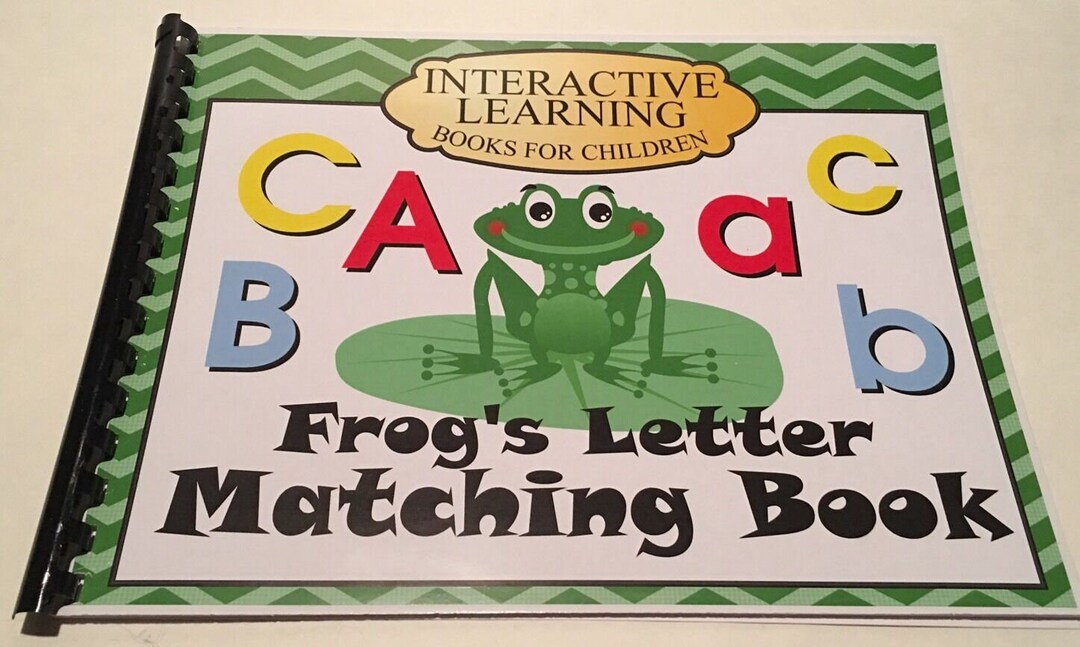 Interactive Learning Books for Children - Letter Matching - W ...