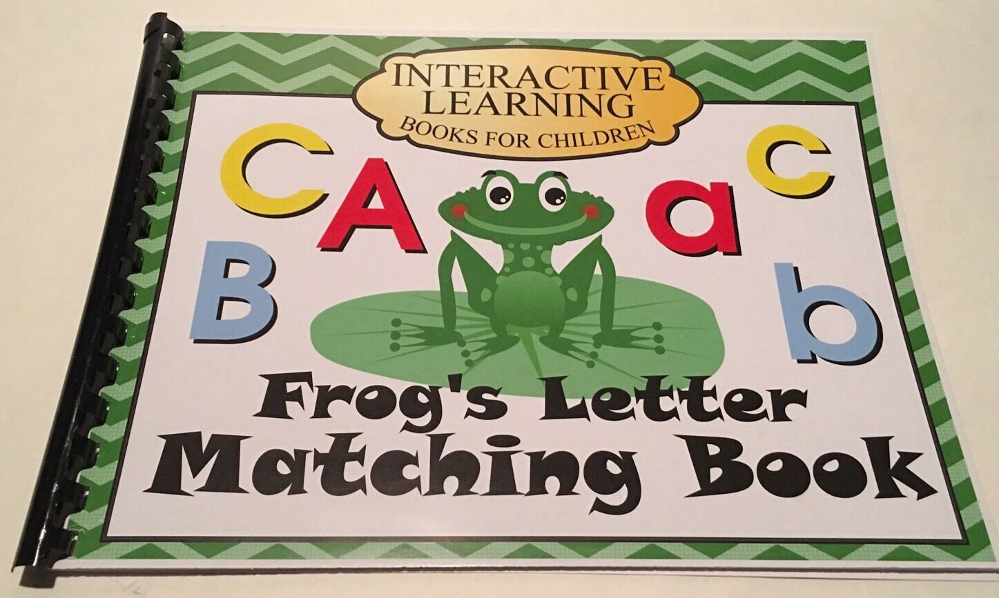 Interactive Learning Books for Children Letter Matching W/ Laminated ...