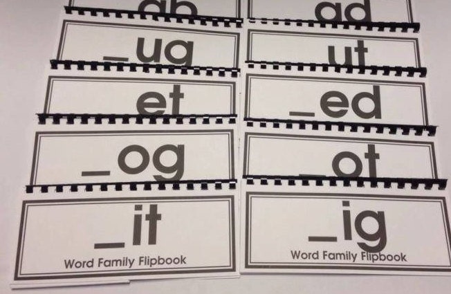 82 Word Family Flip Books Digital Download PDF 325 Pages - Etsy