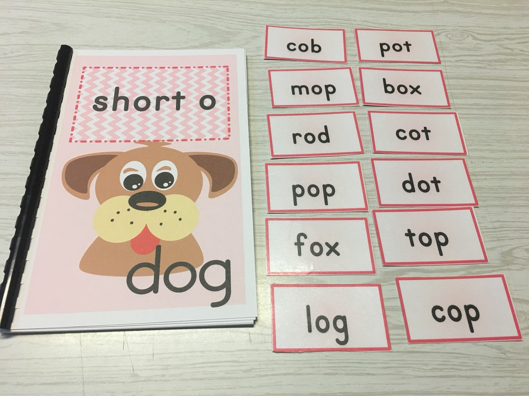 The Pink Series - Interactive Learning Books - Short “o” Book - W/ 12 ...
