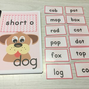 The Pink Series - Interactive Learning Books - Short “o” Book - W/ 12 ...