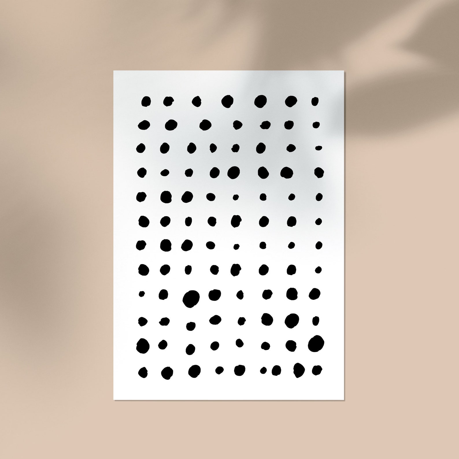 Ink Dots Digital Wall Art Print, Minimalist Abstract Printable Poster ...