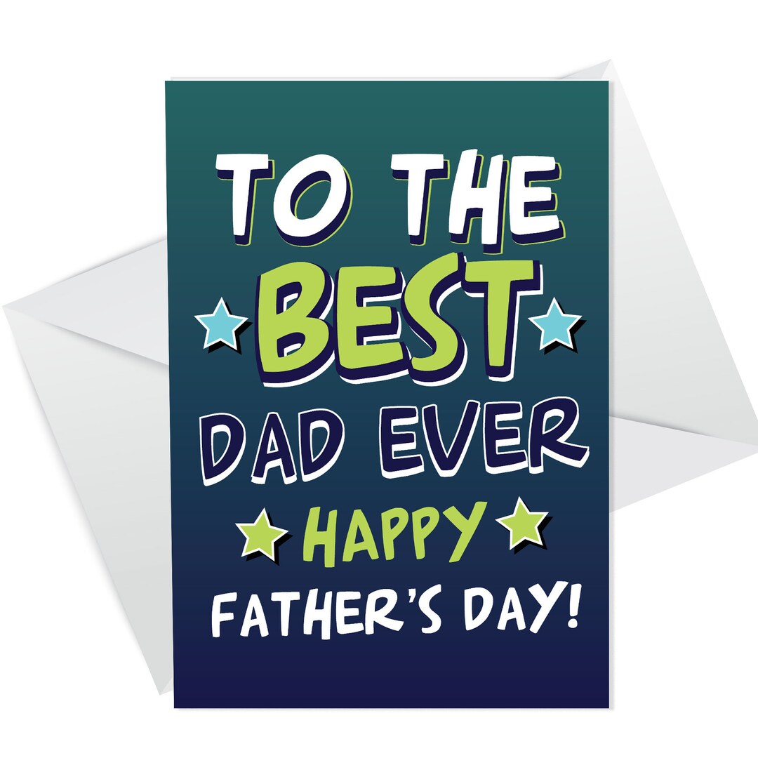 Quirky Father's Day Cards for Dad From Daughter Son Funny Fathers Day ...