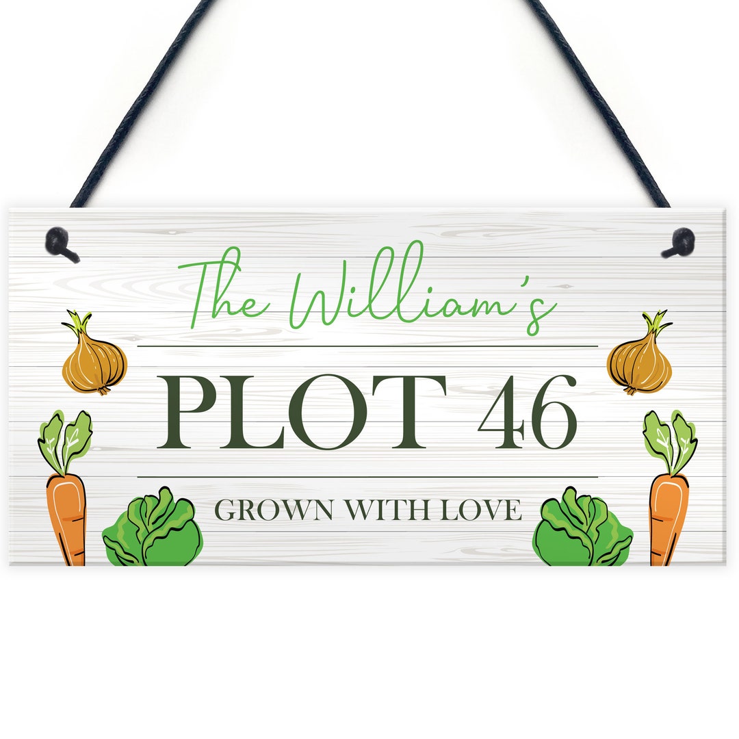 Funny Allotment Sign Personalised Plot Sign Garden Summerhouse Shed ...