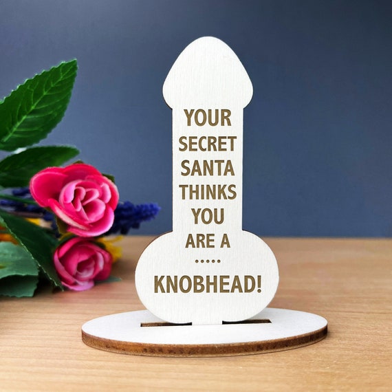 Red Ocean Funny Secret Santa Gifts for Women Men Funny Engraved Gifts Under 10 Keepsake Etsy