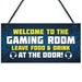Gaming Sign Funny Gamer Gift Boys Bedroom Man Cave Sign Brother Son ...