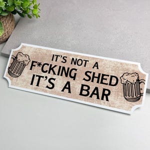 Novelty Home Bar Sign Funny Garden Bar Plaque Man Cave Garage Home Pub ...