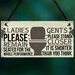 Red Ocean Bathroom Signs Toilet Door Wall Plaques Men Ladies - Etsy