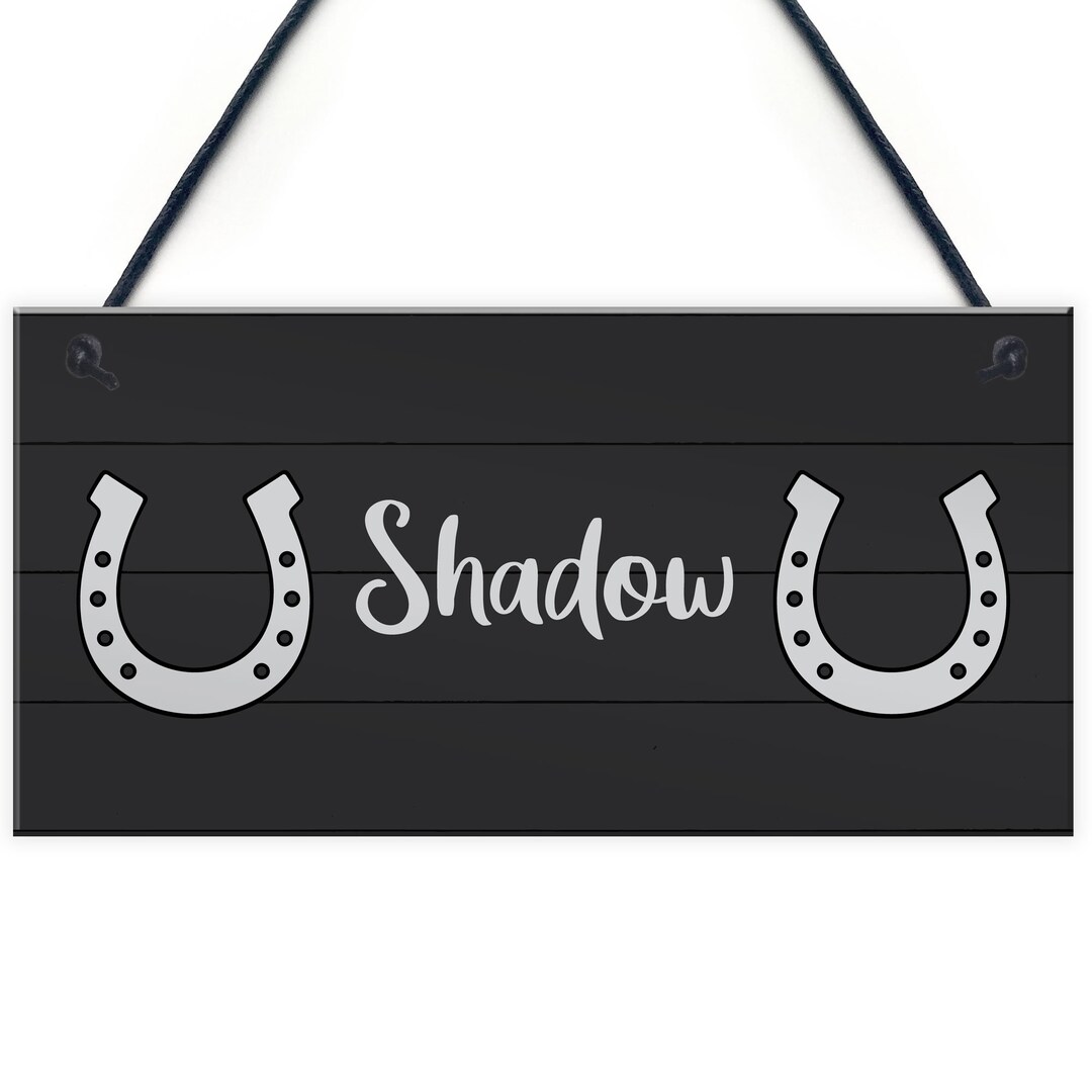 Personalised Horse Sign for Stable ANY NAME Horse Lover Gift Pony Horse ...