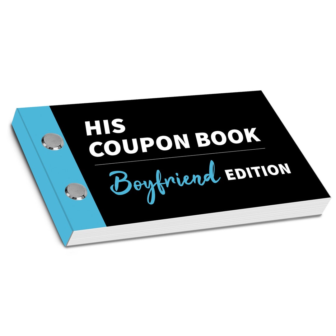 Red Ocean Coupon Book Gift for Boyfriend, Love Coupons for Him, Couples ...