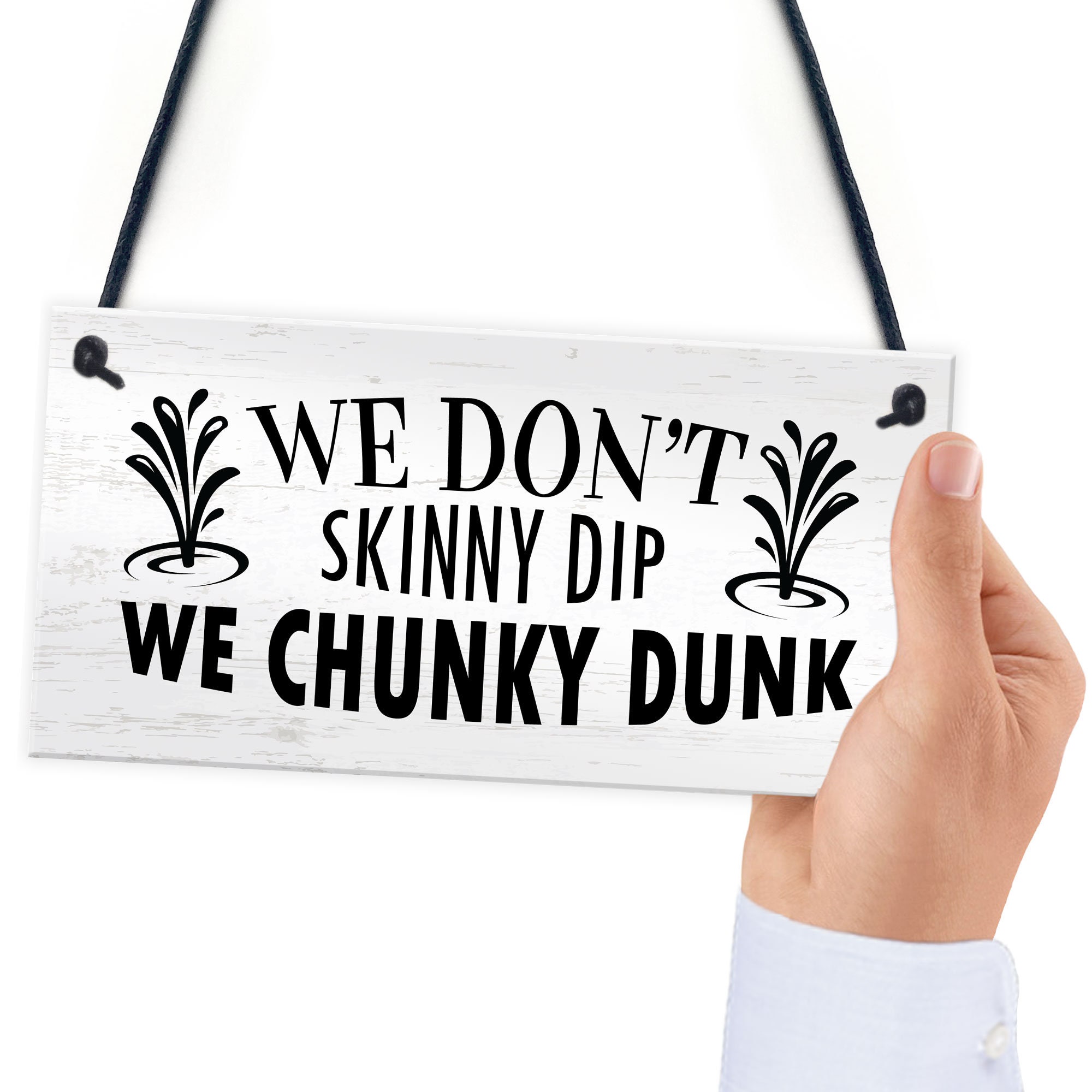 Red Ocean Funny Hot Tub Sign Dont Skinny Dip We Chunky Dunk - Etsy