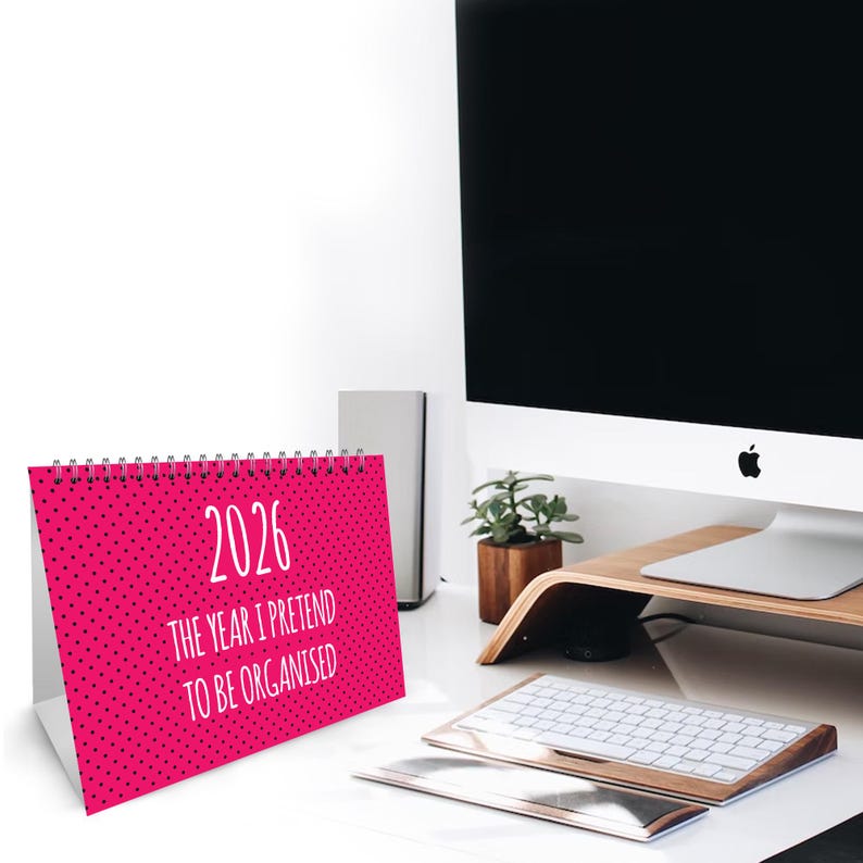 Funny 2026 Desk Calendar for Women Flipbook Office Planner With ...