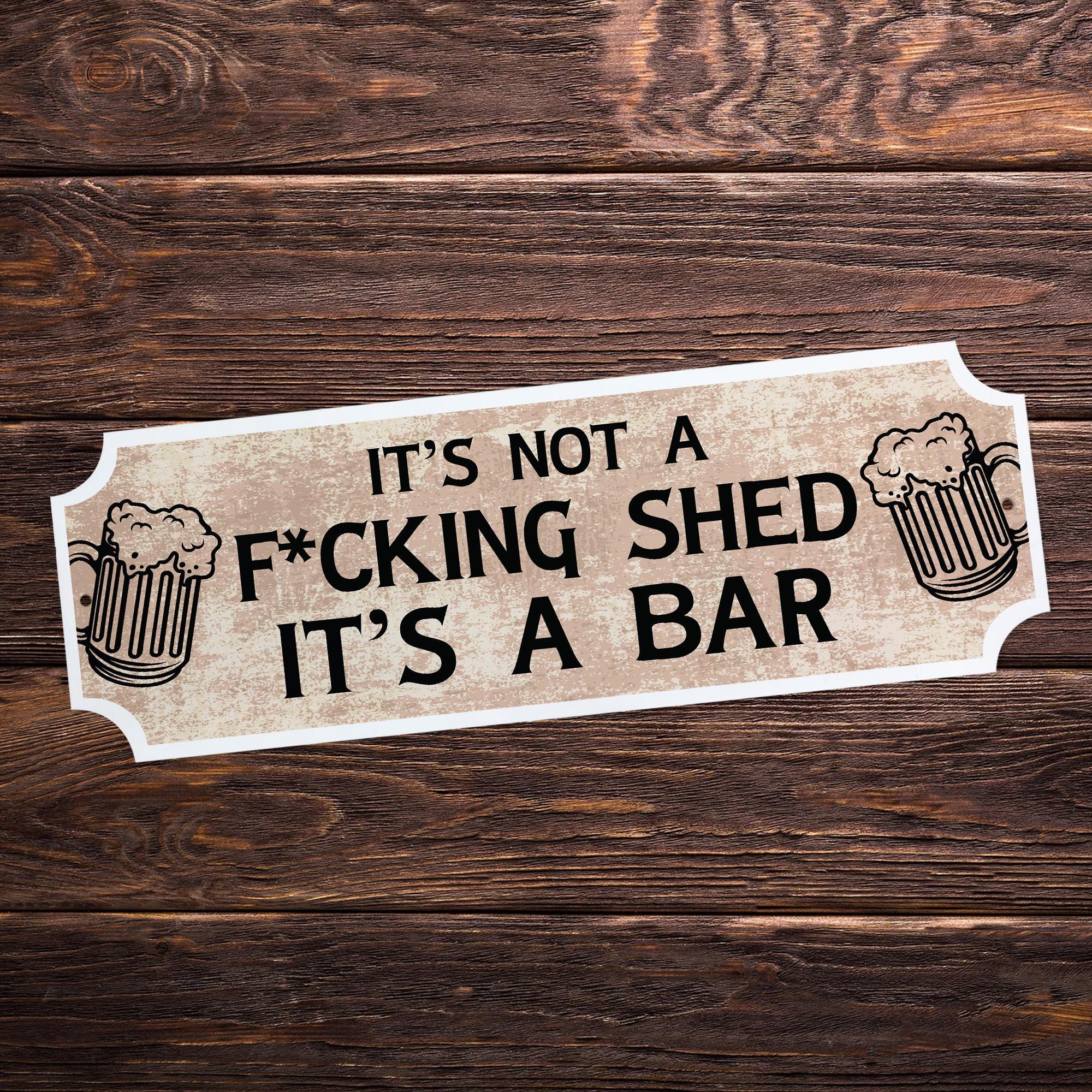 Novelty Home Bar Sign Funny Garden Bar Plaque Man Cave Garage Home Pub ...