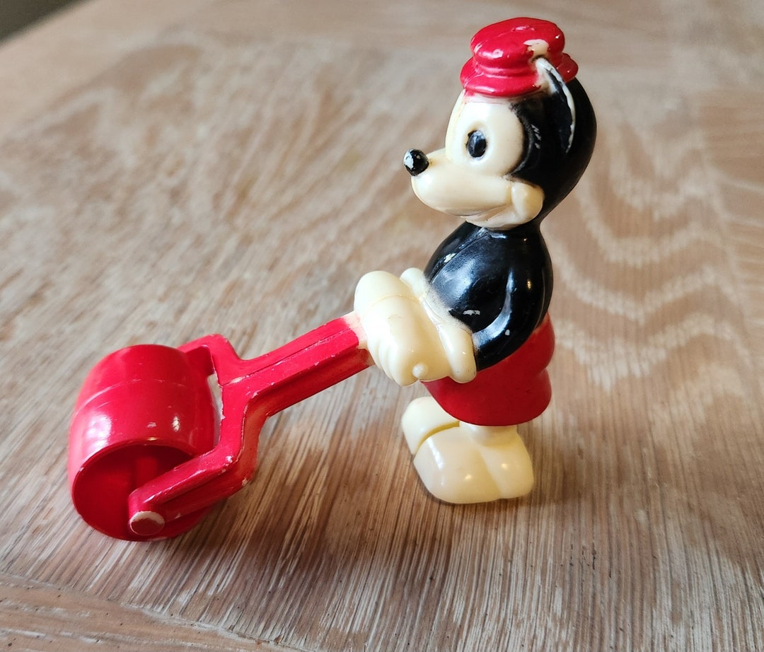 Vintage Disney's Mickey Mouse Ramp Walker With Lawn Roller Made in Hong ...