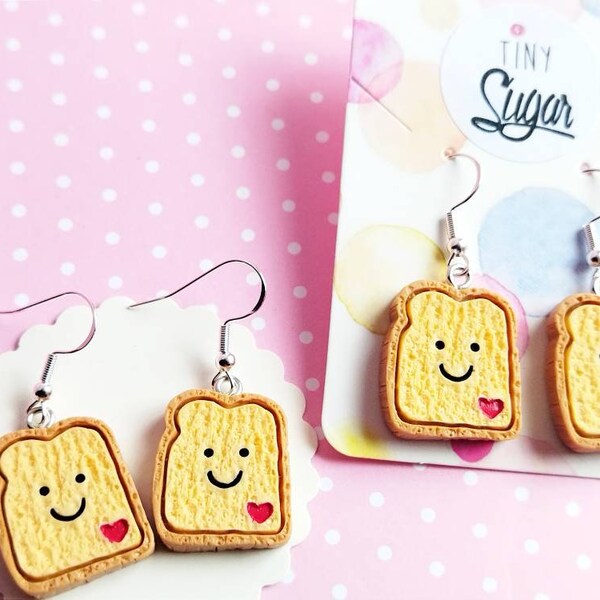 Toast Earrings - Etsy