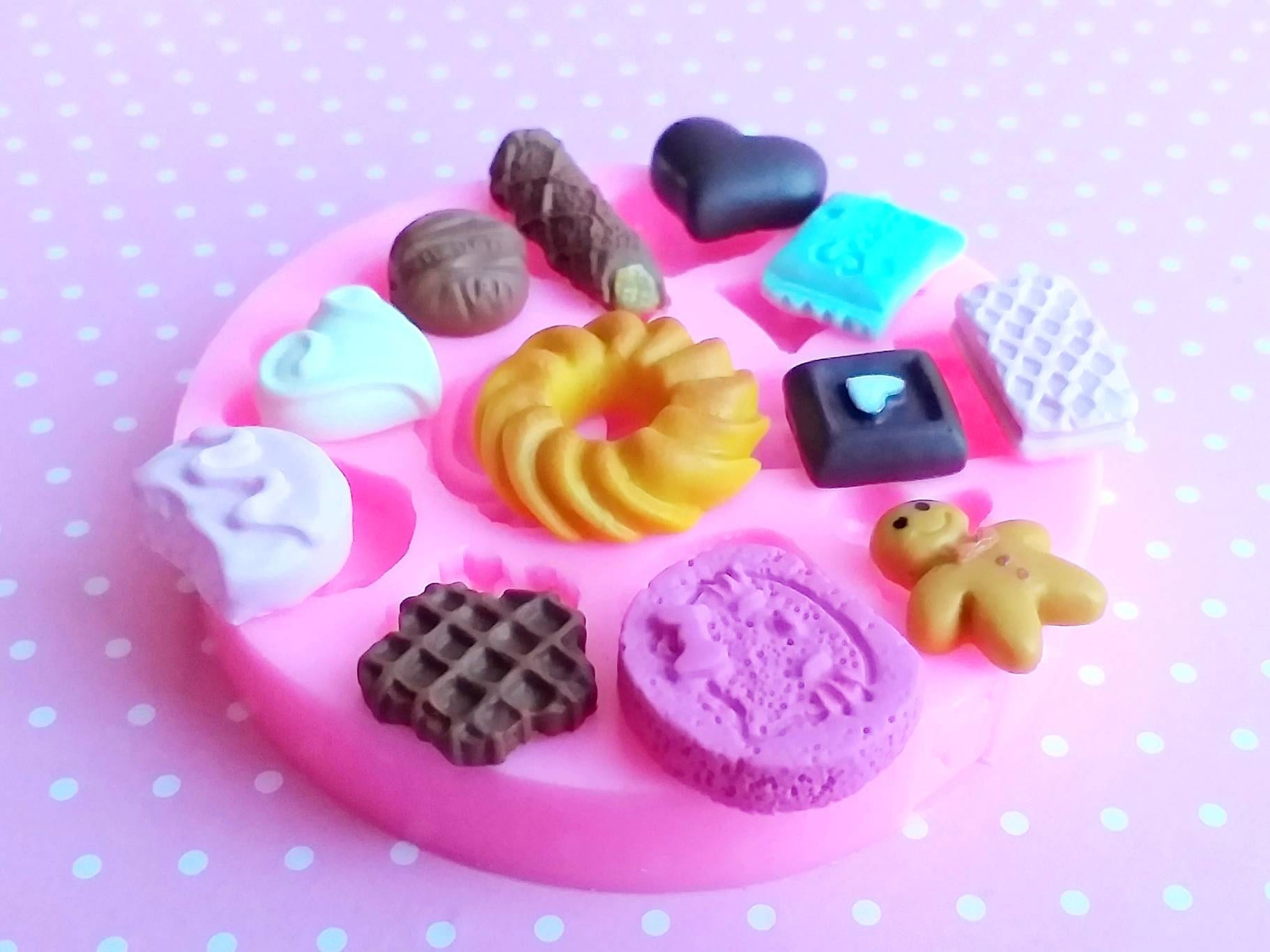 Chocolates Cookies and Mixed Sweets Silicone Mold Sweets - Etsy Canada