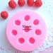 Raspberry Silicone Mold, Fruit Polymer Clay Mold, Flexible Push Mold ...
