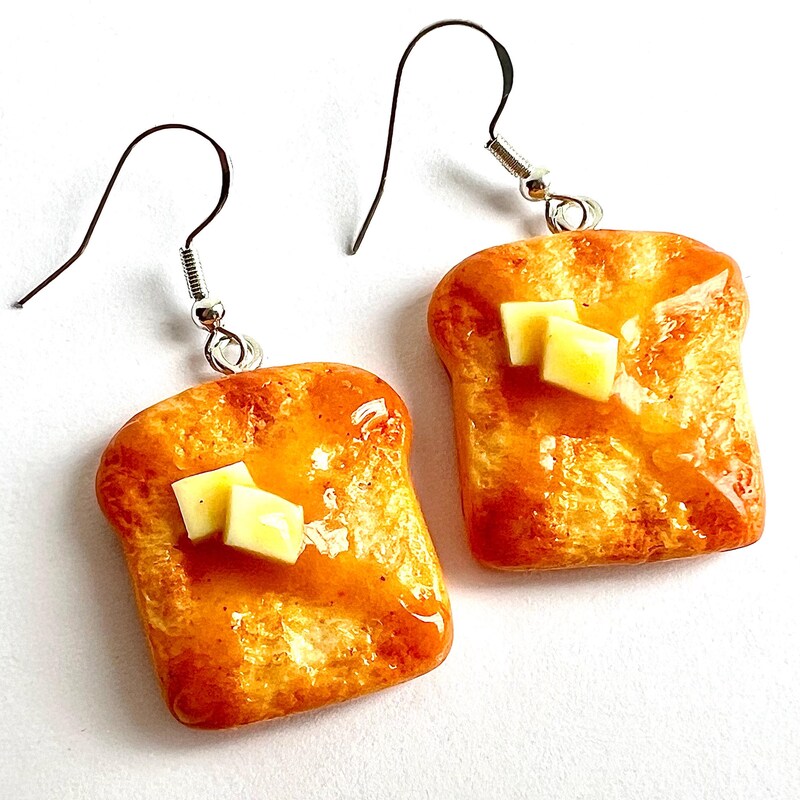 Toast Earrings - Etsy