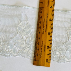 Vintage Duck Egg Blue Lace 10cms Wide - Etsy