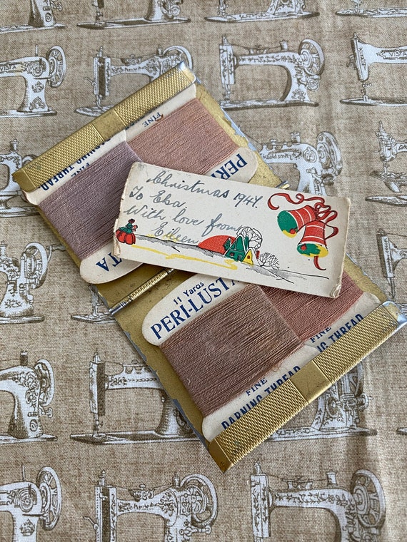 Peri Lusta Darning Thread in a Case - Etsy UK