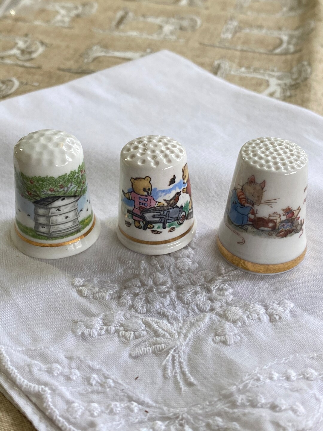 Vintage Thimbles, Collectible, Cute - Etsy
