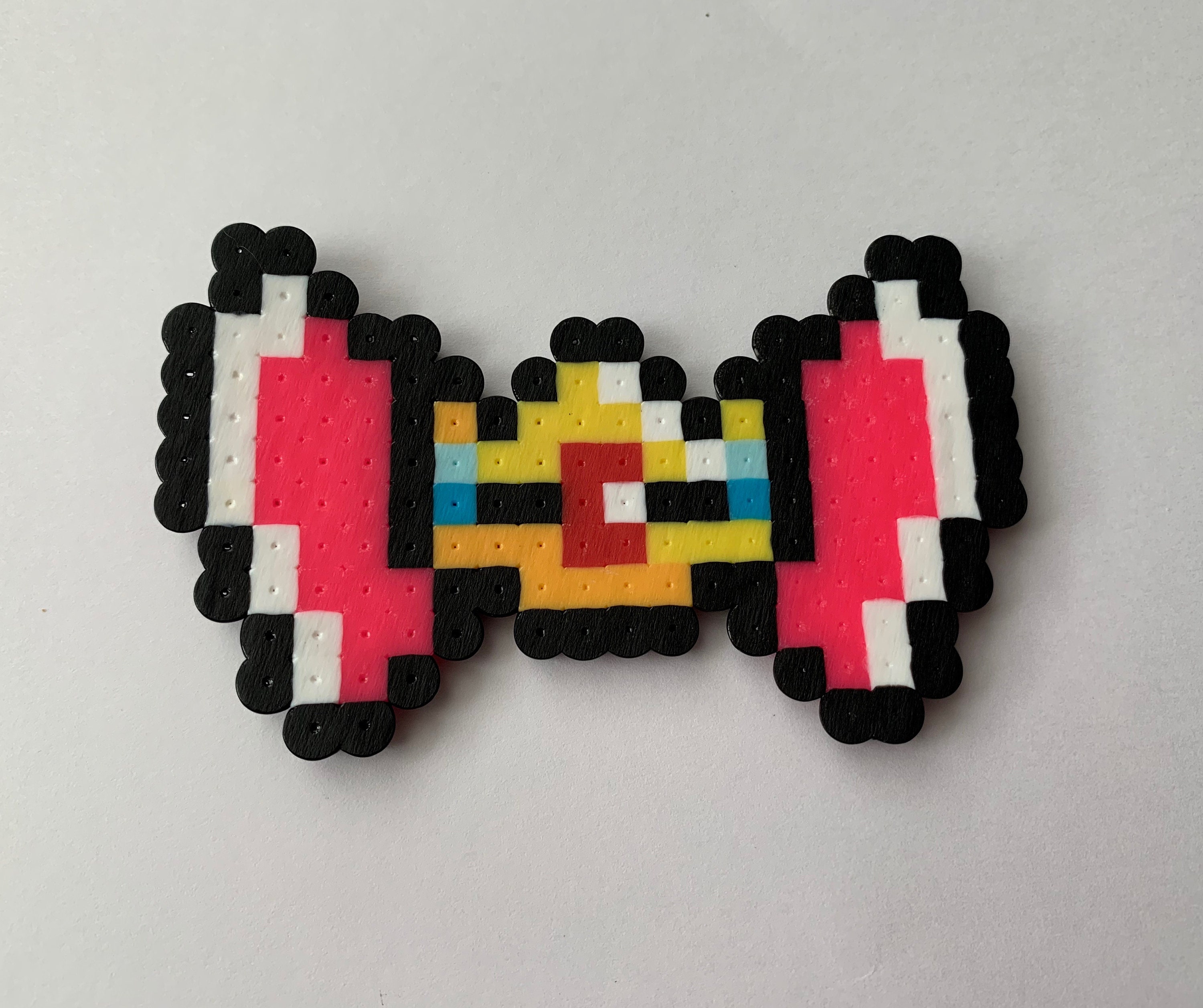 Super Mario Bro's Princess Peach Hair Bow and Button Set - Etsy
