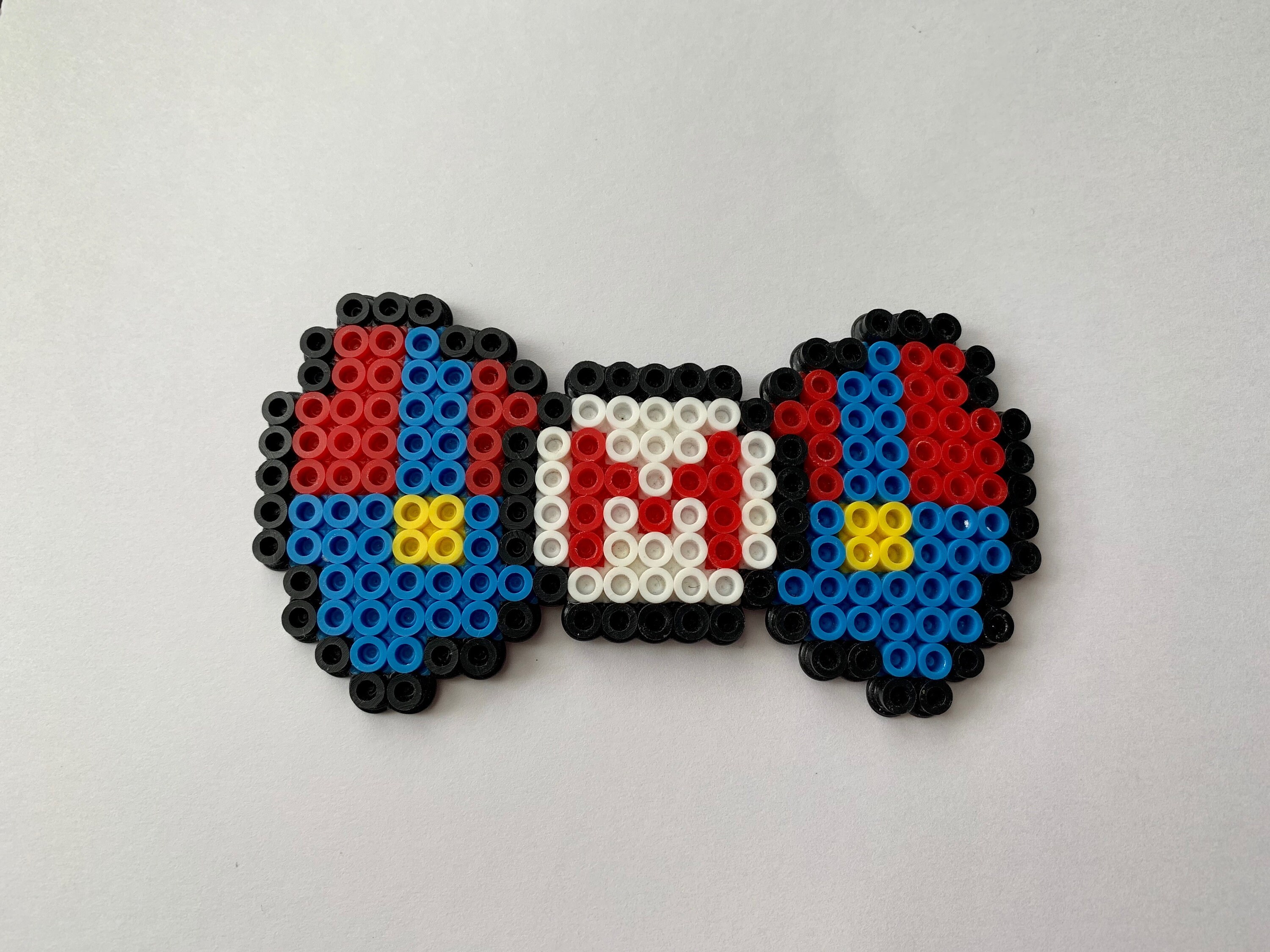 Super Mario Bro's Mario Hair Bow and Button Set - Etsy