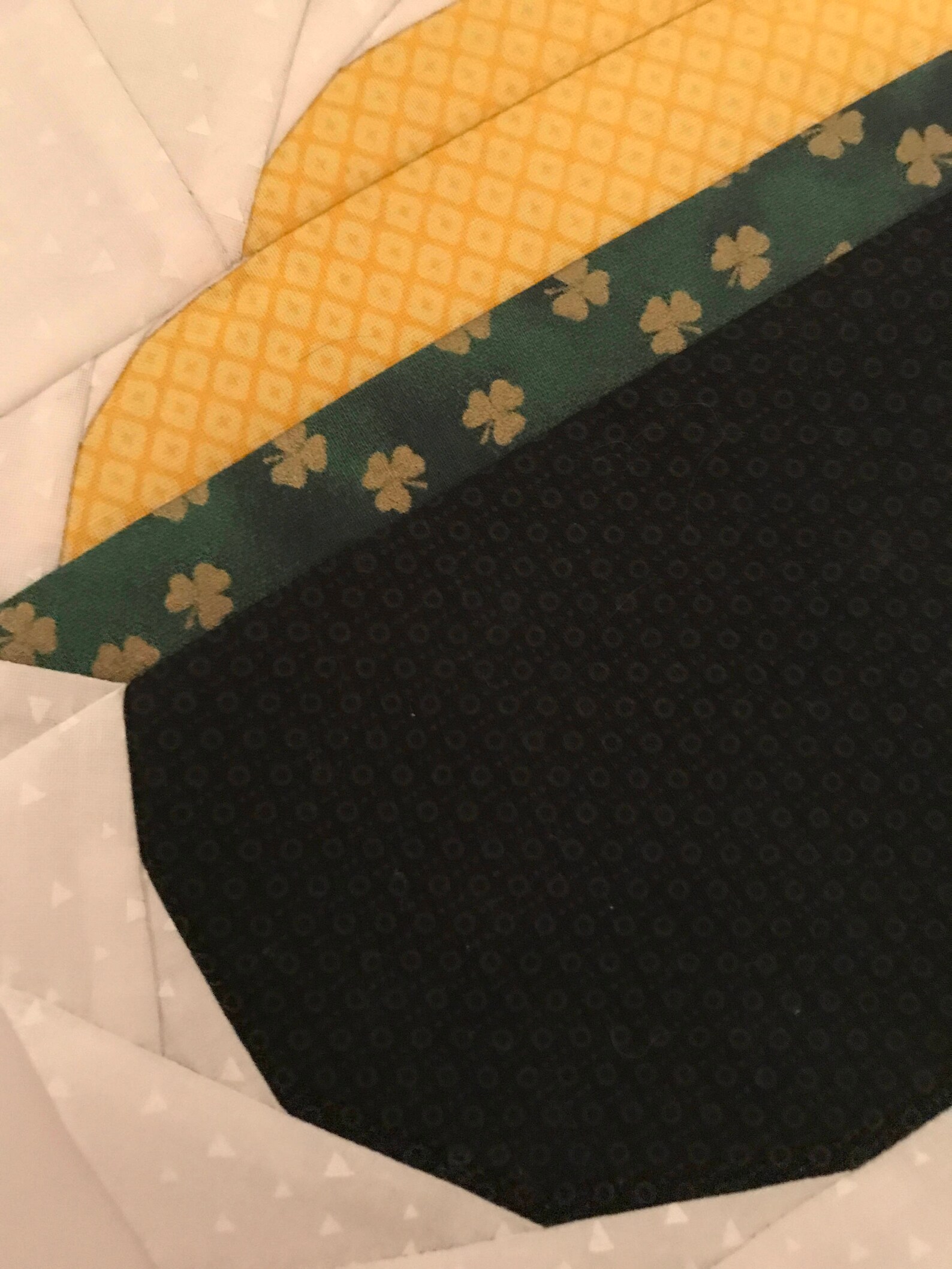 PDF, Pot of Gold Quilt Pattern, 8"x8" Quilt Block, Paper Piecing, St ...