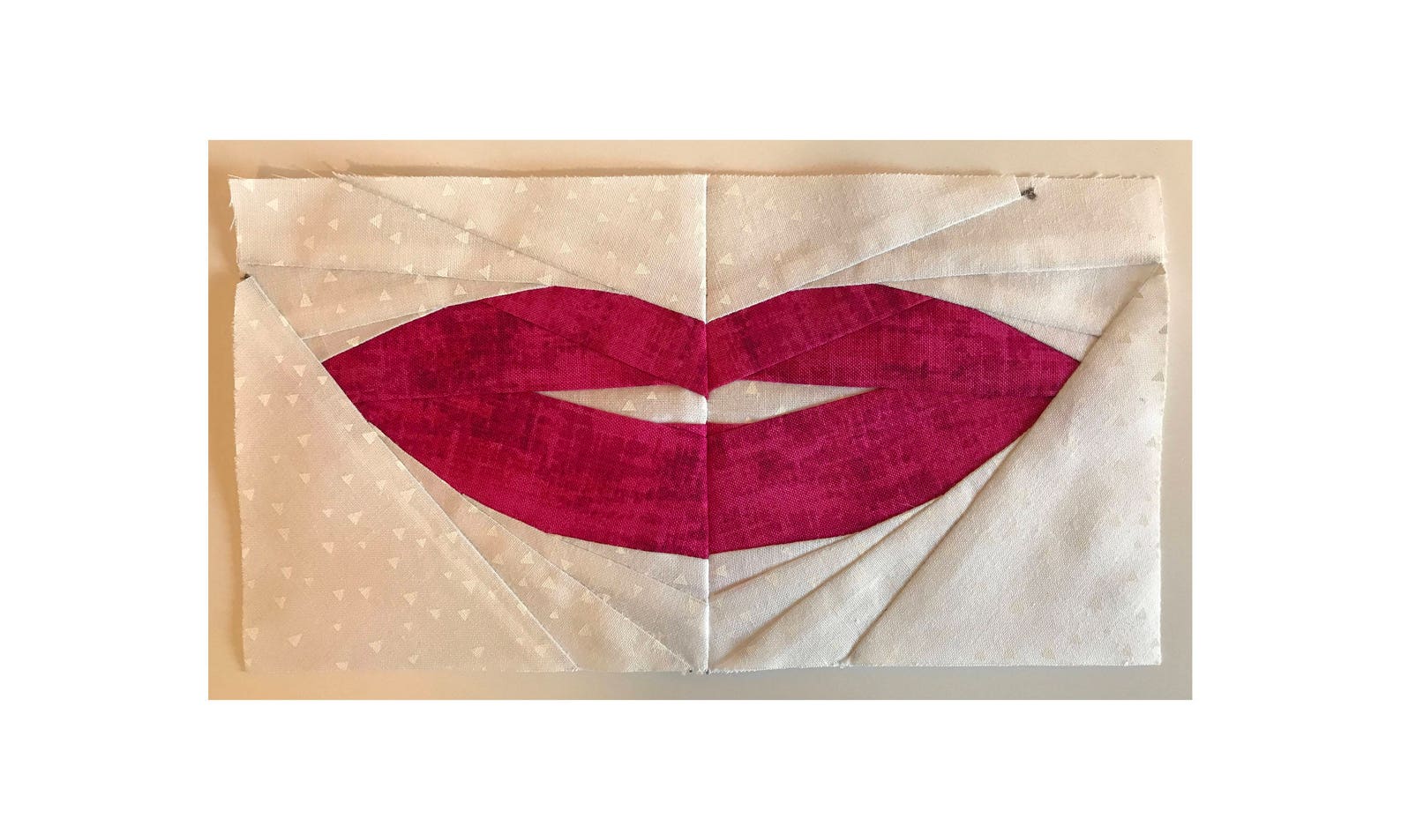 PDF, Lips Quilt Pattern, 4x8 Quilt Block, Paper Piecing - Etsy