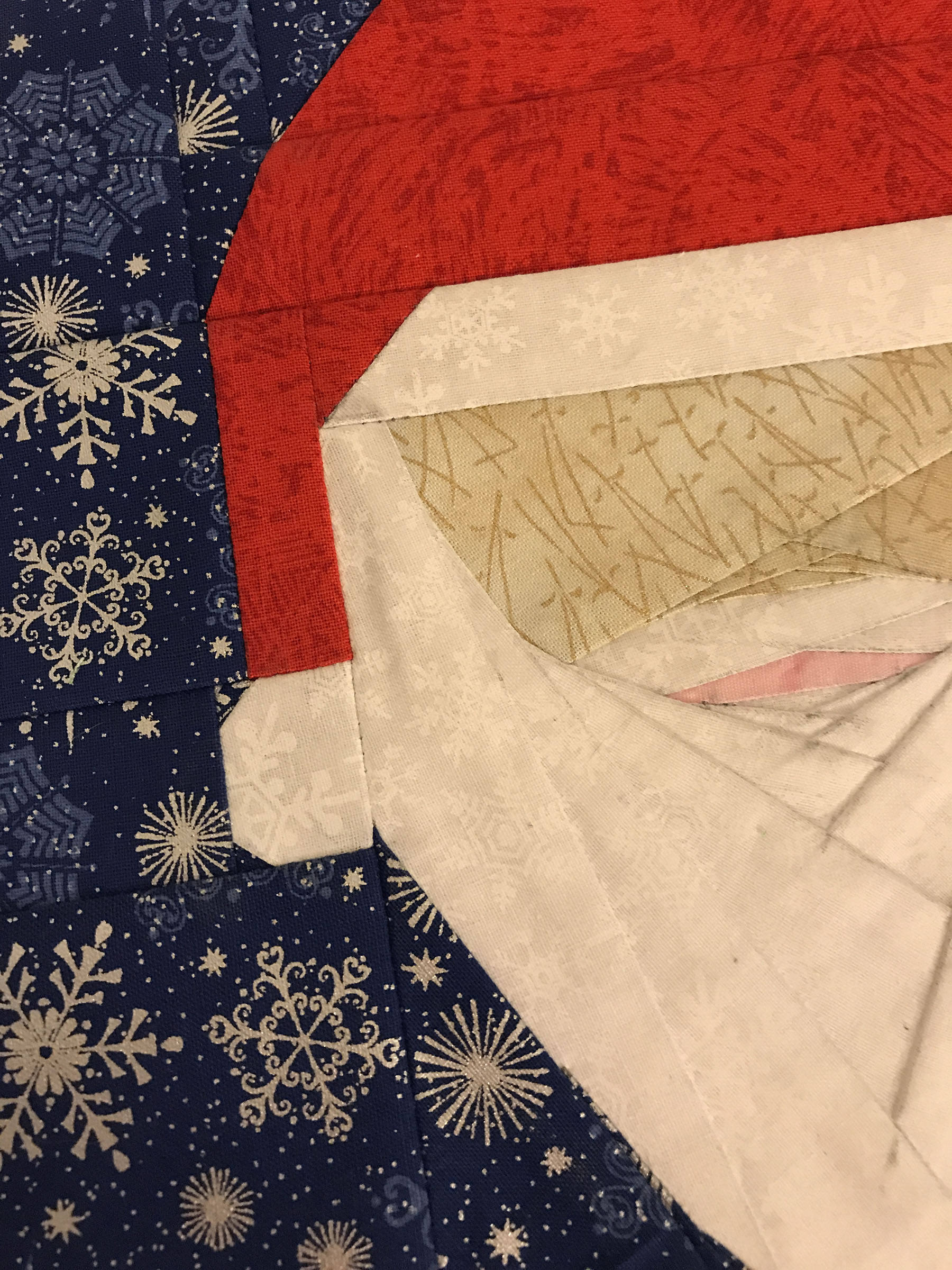 PDF, Santa Quilt Pattern, 8"x8" Quilt Block, Paper Piecing, Christmas ...