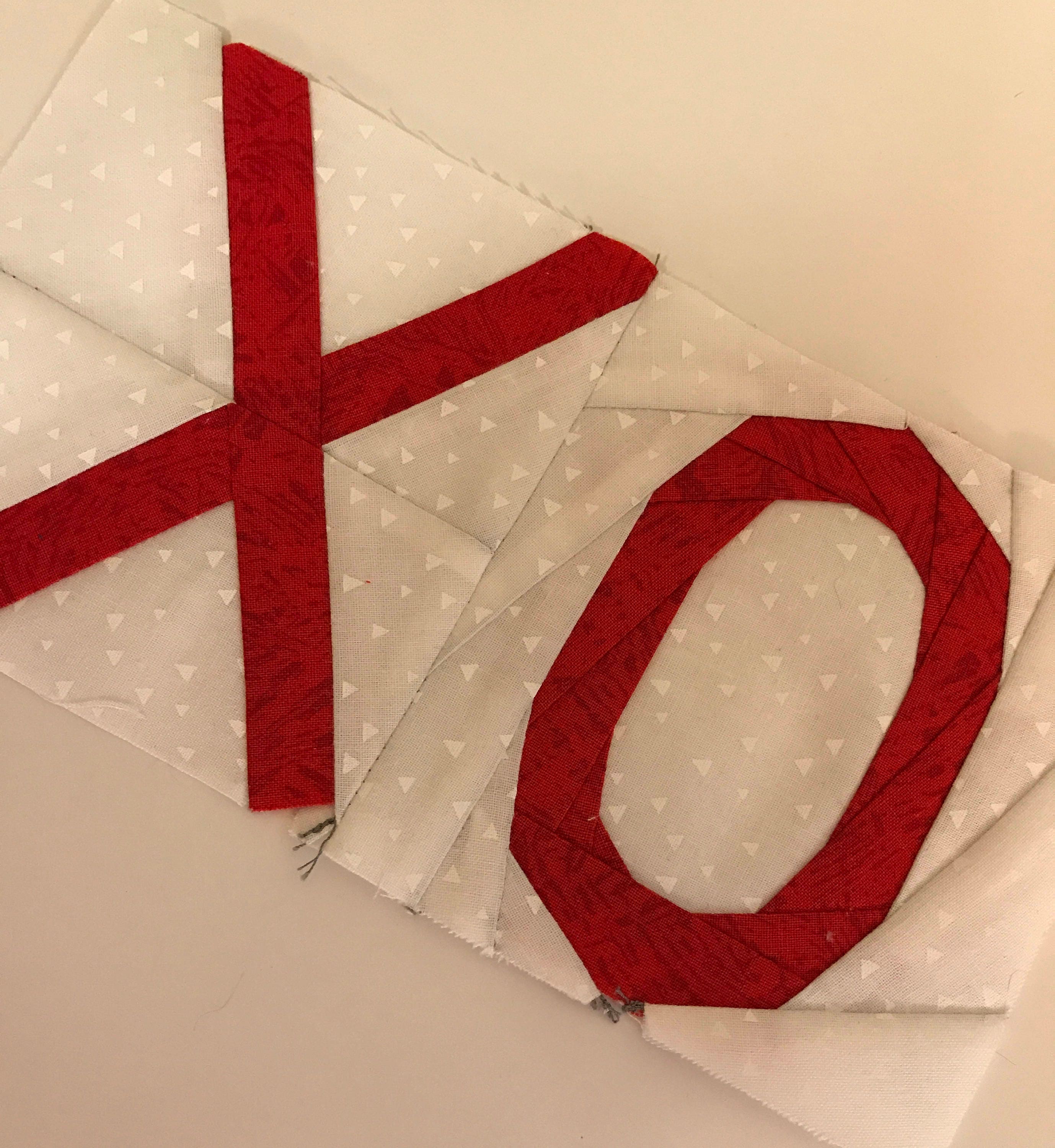 PDF, XO Quilt Pattern, 4x8 Quilt Block, Paper Piecing - Etsy