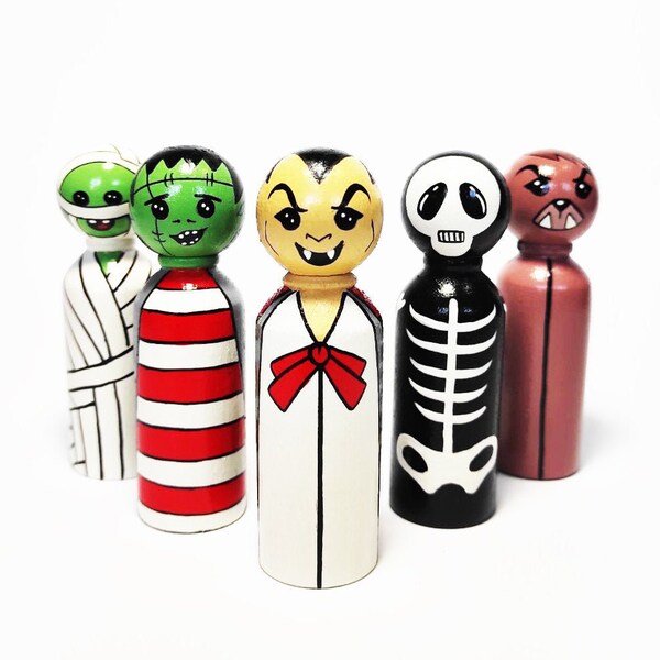 Peg Doll Halloween - Etsy