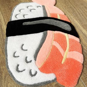 Japanese Sushi Tufted Rug, Cute Kitchen Decor, Japan Inspired Decor ...