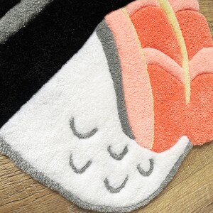 Japanese Sushi Tufted Rug, Cute Kitchen Decor, Japan Inspired Decor ...
