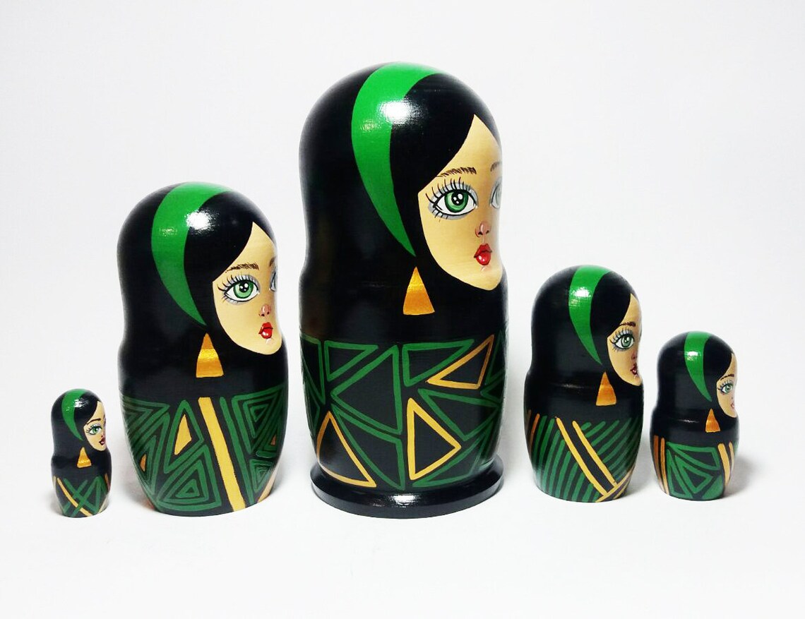 Interior Nesting Doll Modern Matryoshka Minimalist Art Doll - Etsy