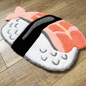 Japanese Sushi Tufted Rug, Cute Kitchen Decor, Japan Inspired Decor ...