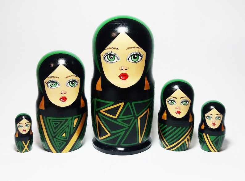 Interior Nesting Doll Modern Matryoshka Minimalist Art Doll - Etsy
